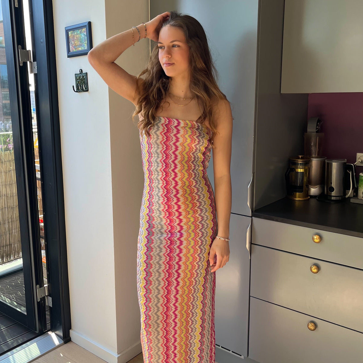 ZigZag Long Tube Dress – Liva Larsen